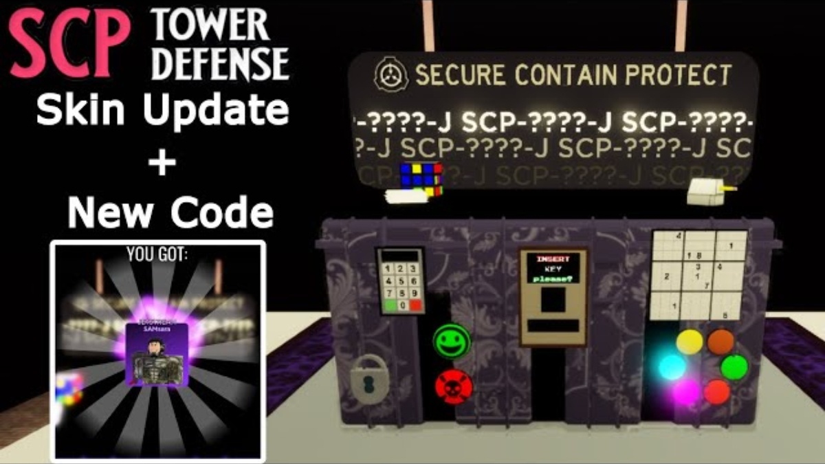 Code SCP Tower Defense mới nhất 12/2025 cập nhật liên tục
